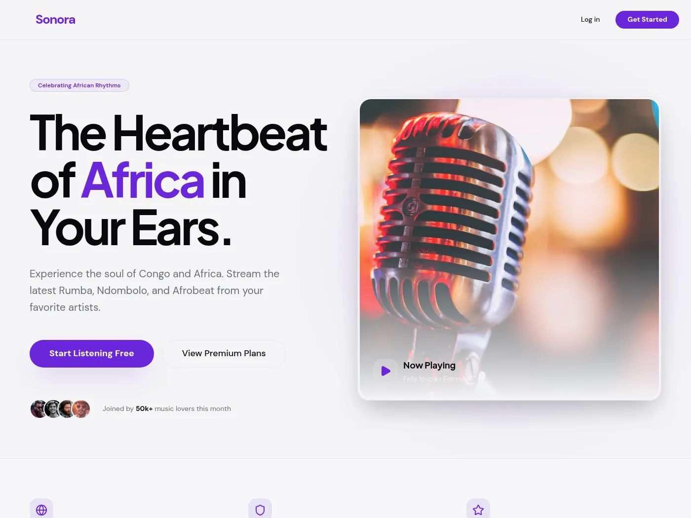 Sonora Music Web App
