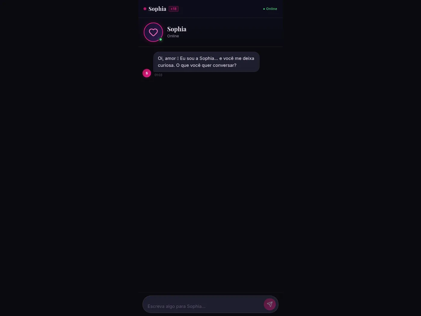Sophia Chat Dark Premium