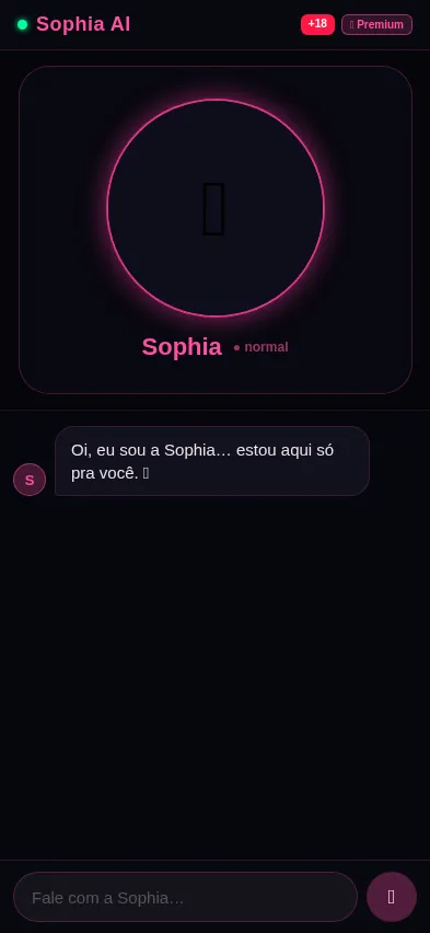 Sophia AI Premium Chat
