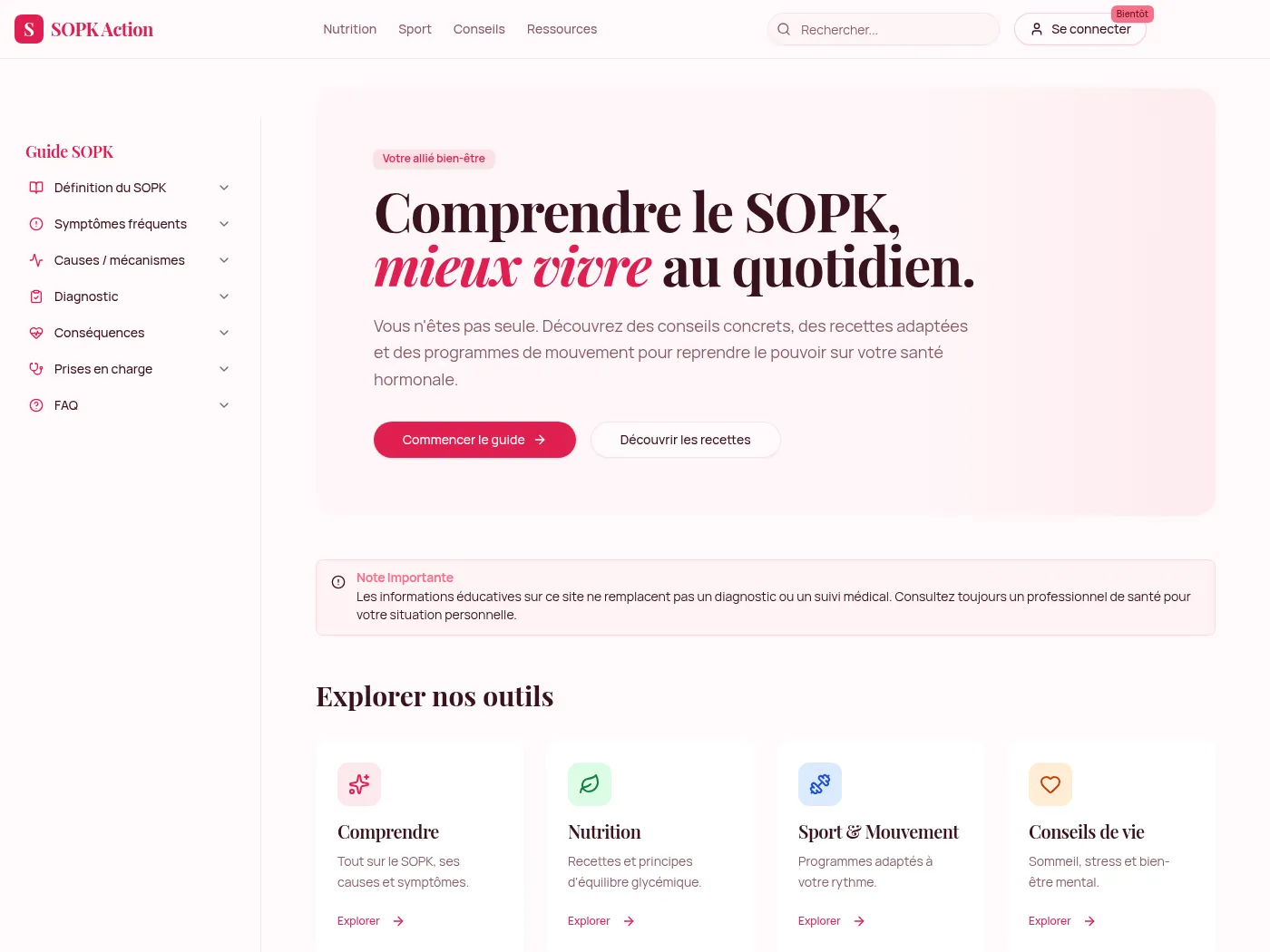 SOPK Action Site