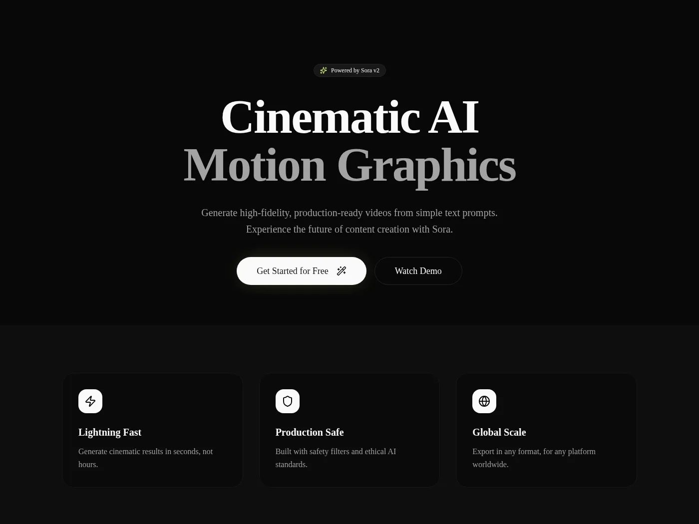 Sora AI Video Maker