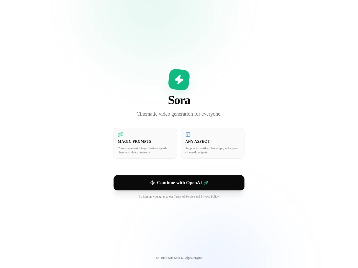 Sora ChatGPT Clone
