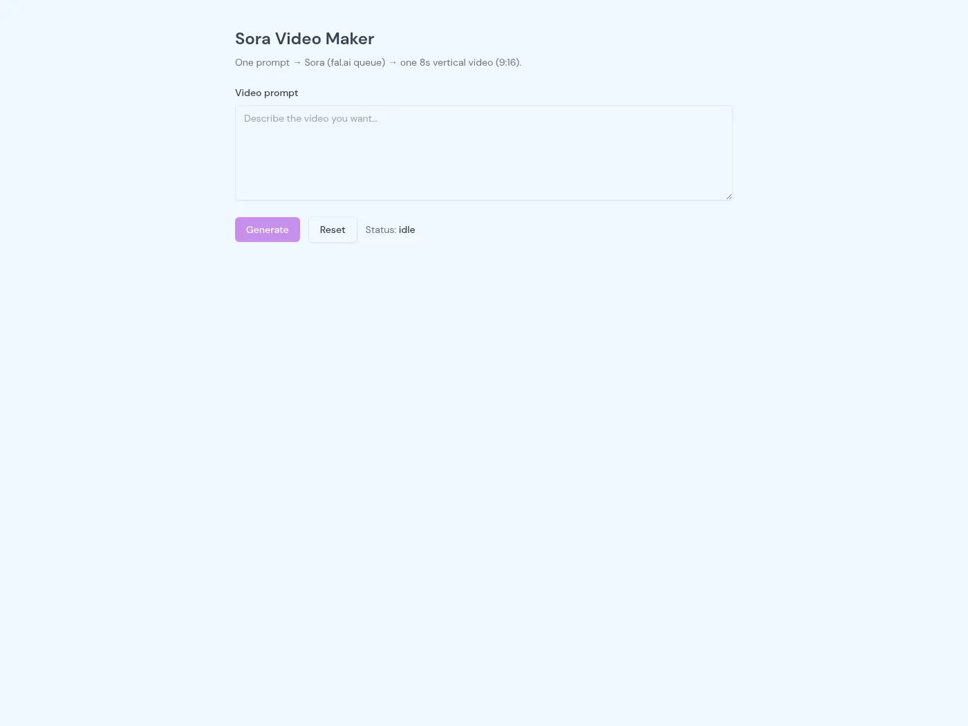 Sora Trio Video Maker