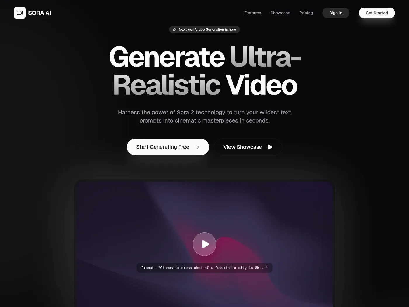 UltraReal Sora Video AI