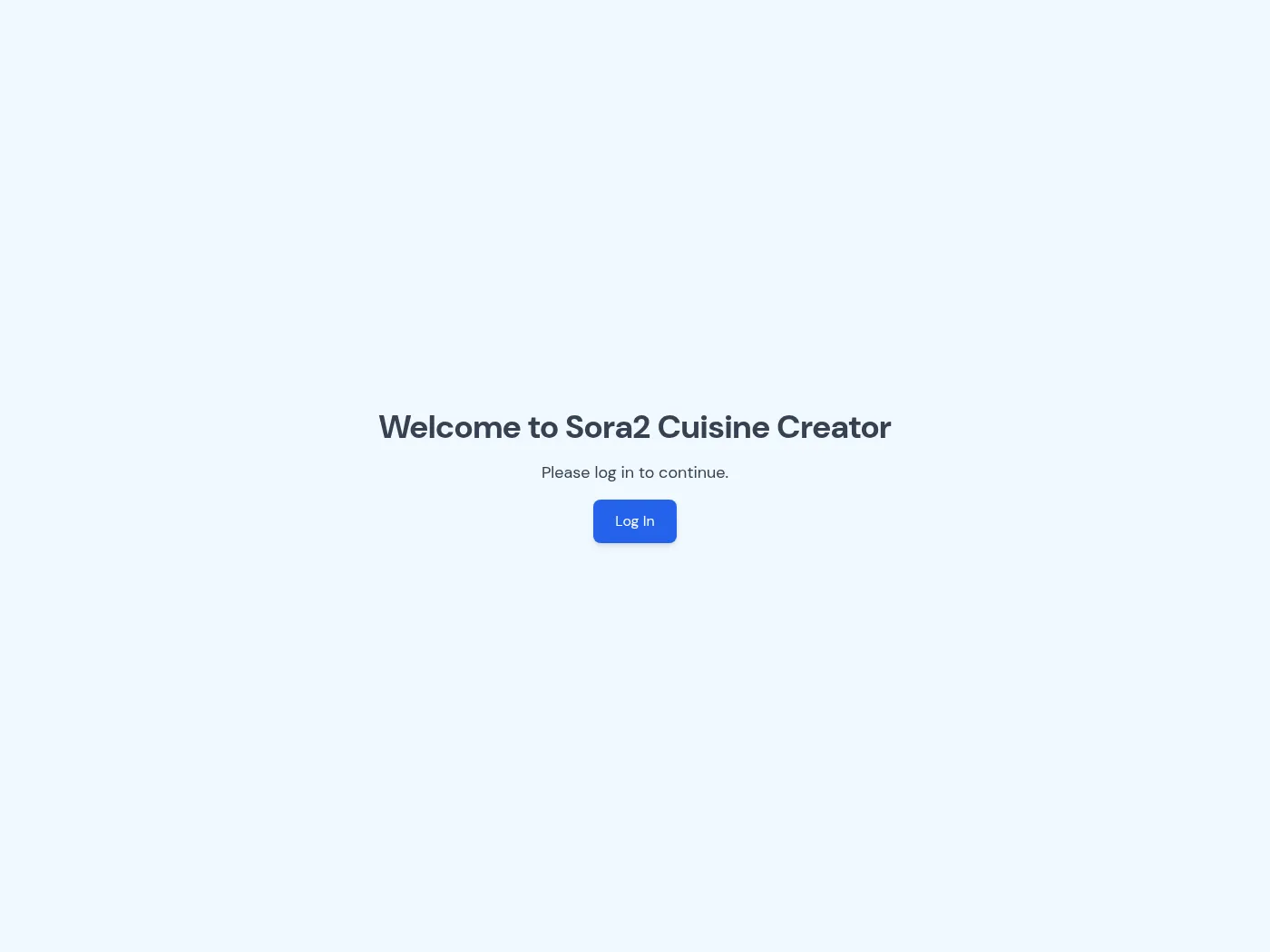 Sora2 Cuisine Creator