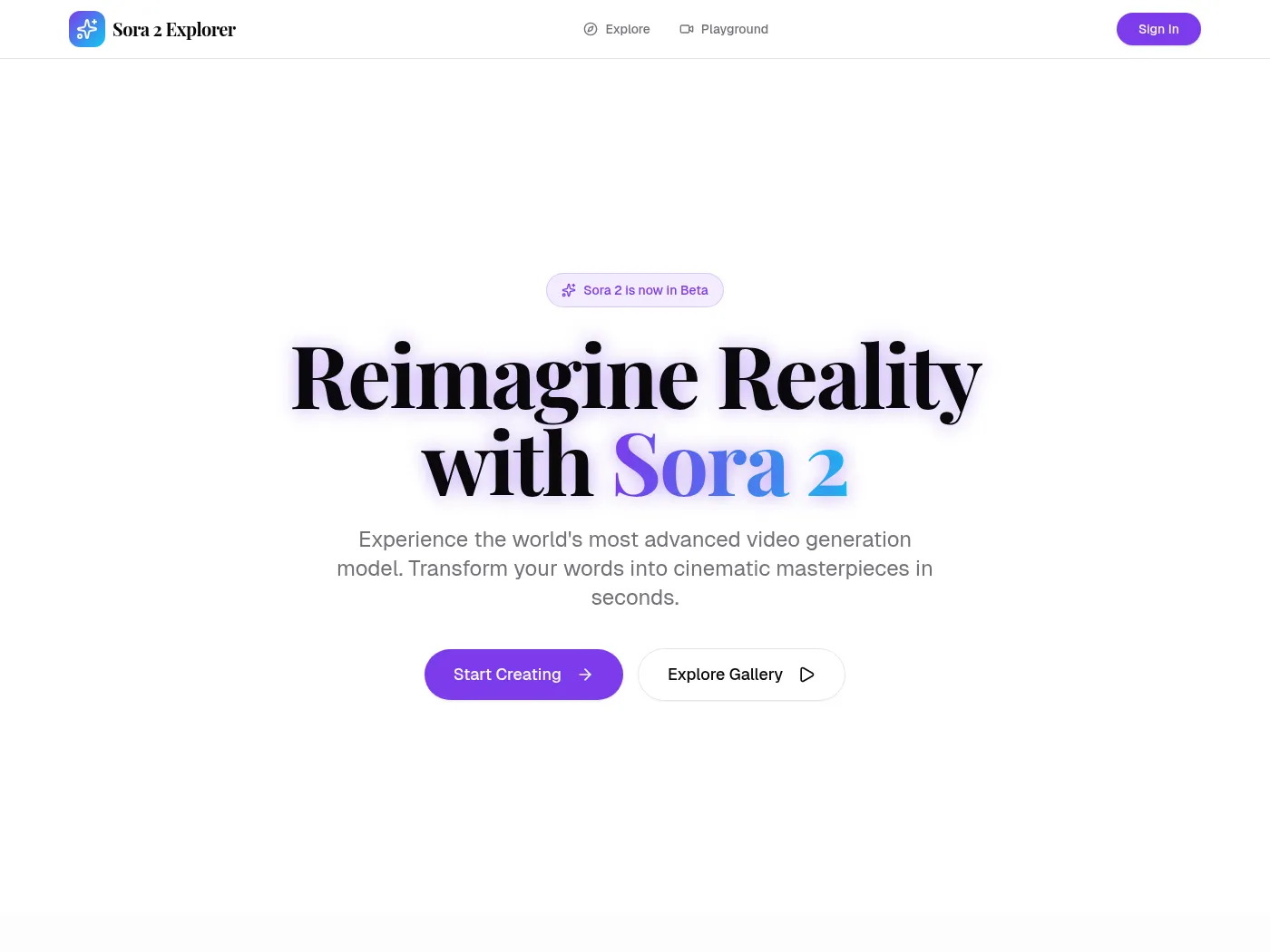 Sora 2 Explorer