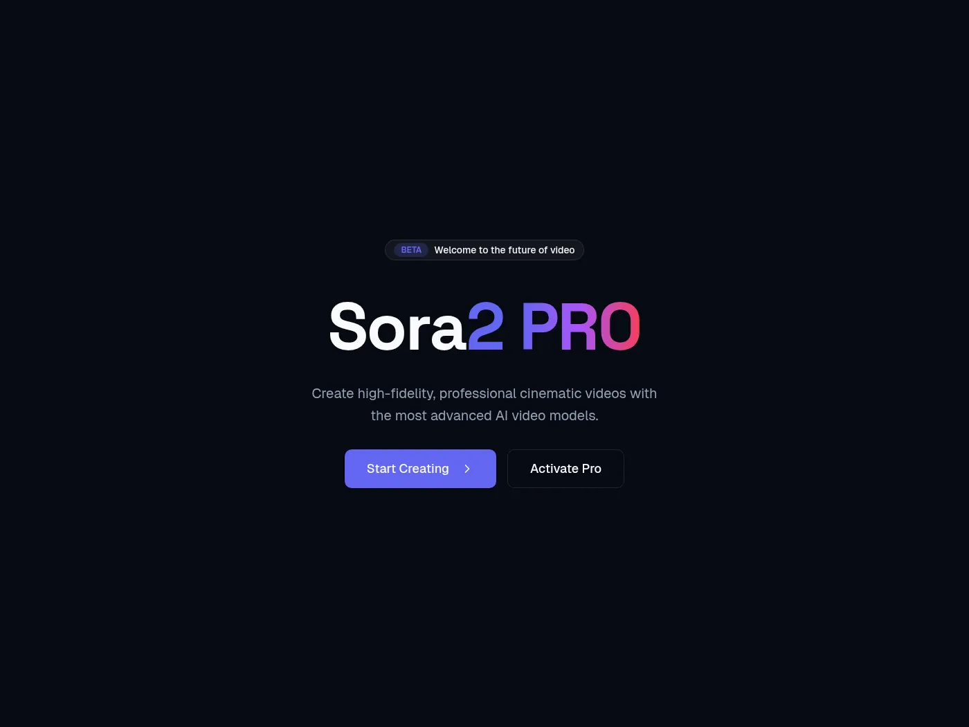 Sora2 Pro Video Generator
