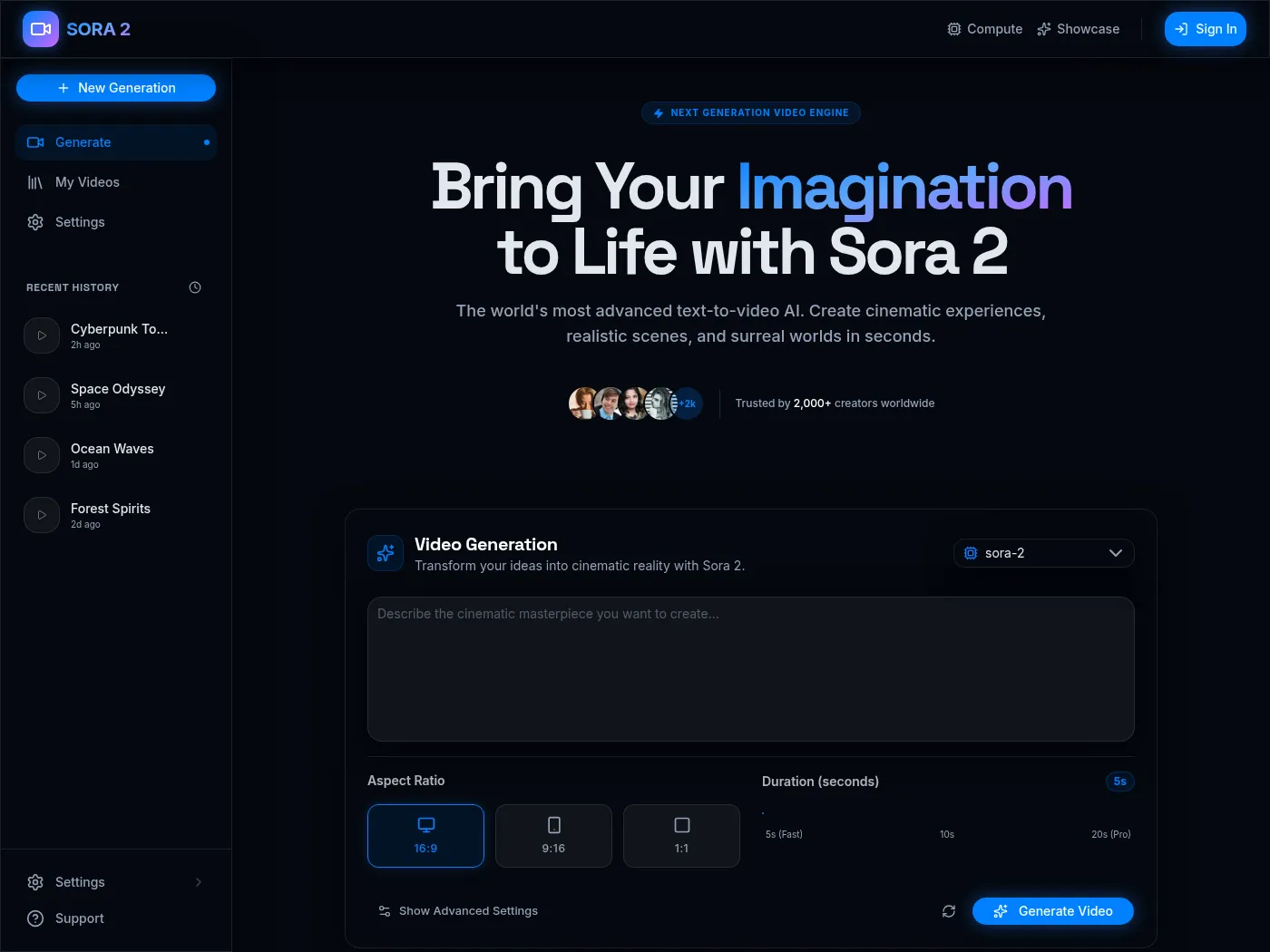 Sora 2 Video Creator Built With AI On Blink Sora 2 Video Creator Built With AI On Blink