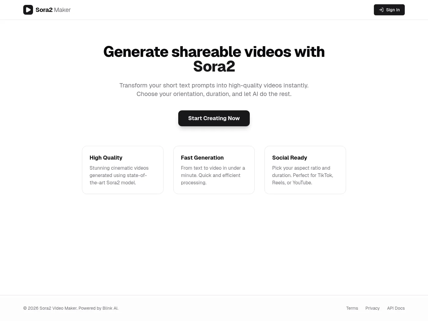Sora2 Video Maker