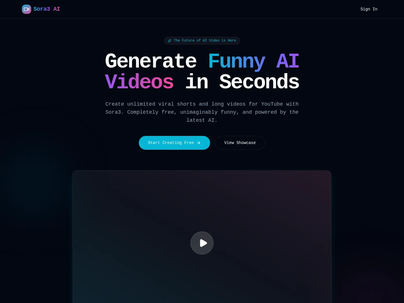 Sora3 Video Creator
