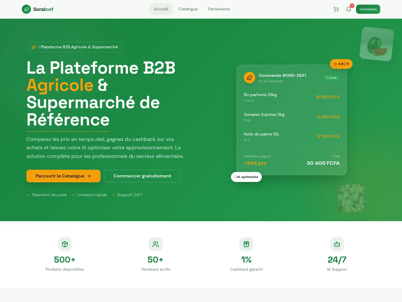 Soralcof Market Platform