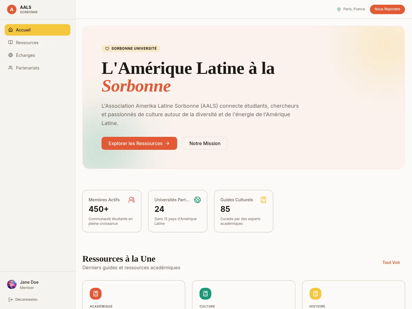 Sorbonne Latin America Site