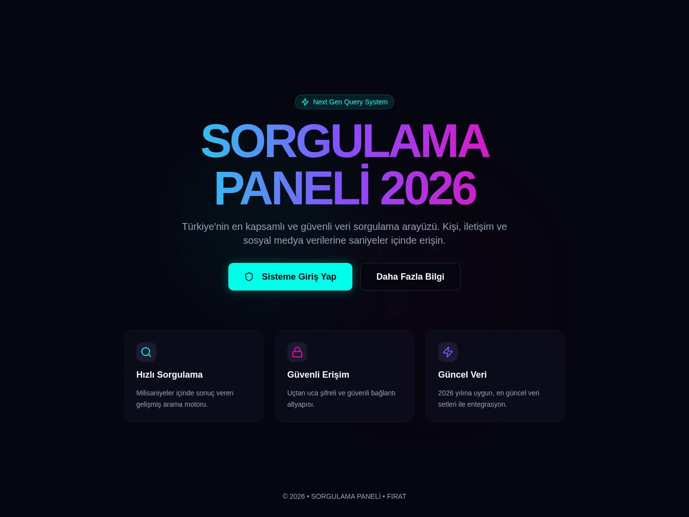 Sorgulama Paneli 2026