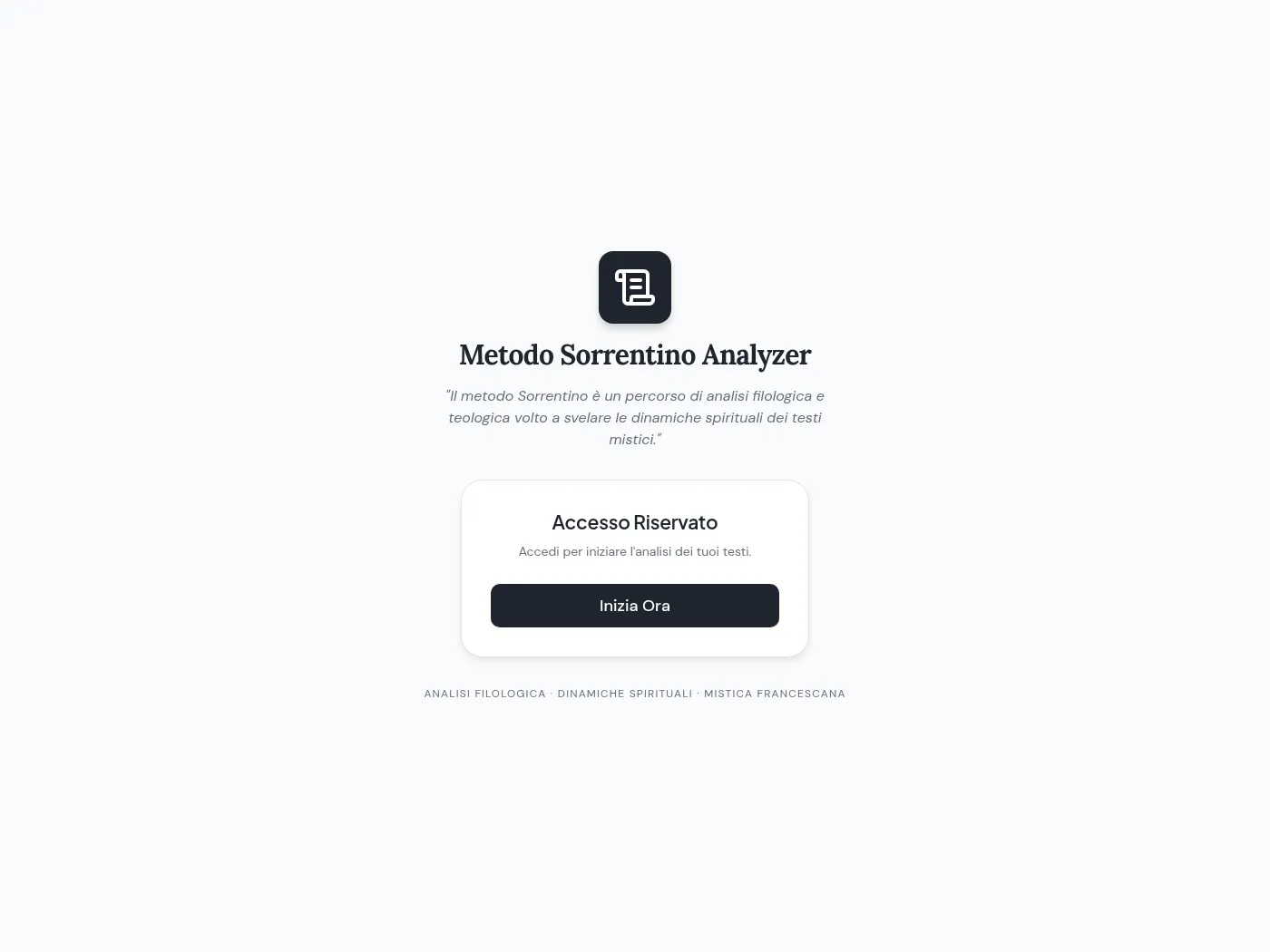 Metodo Sorrentino Analyzer