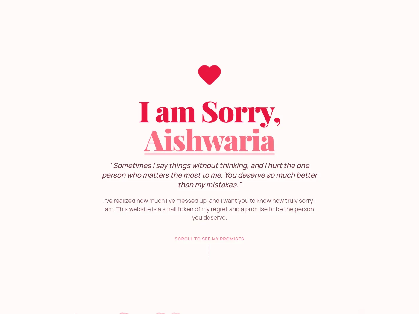Sorry Aishwaria