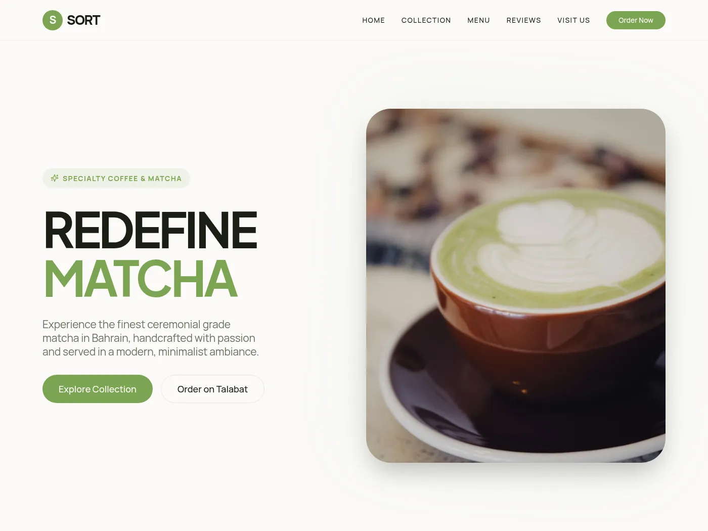 Sort Cafe Website