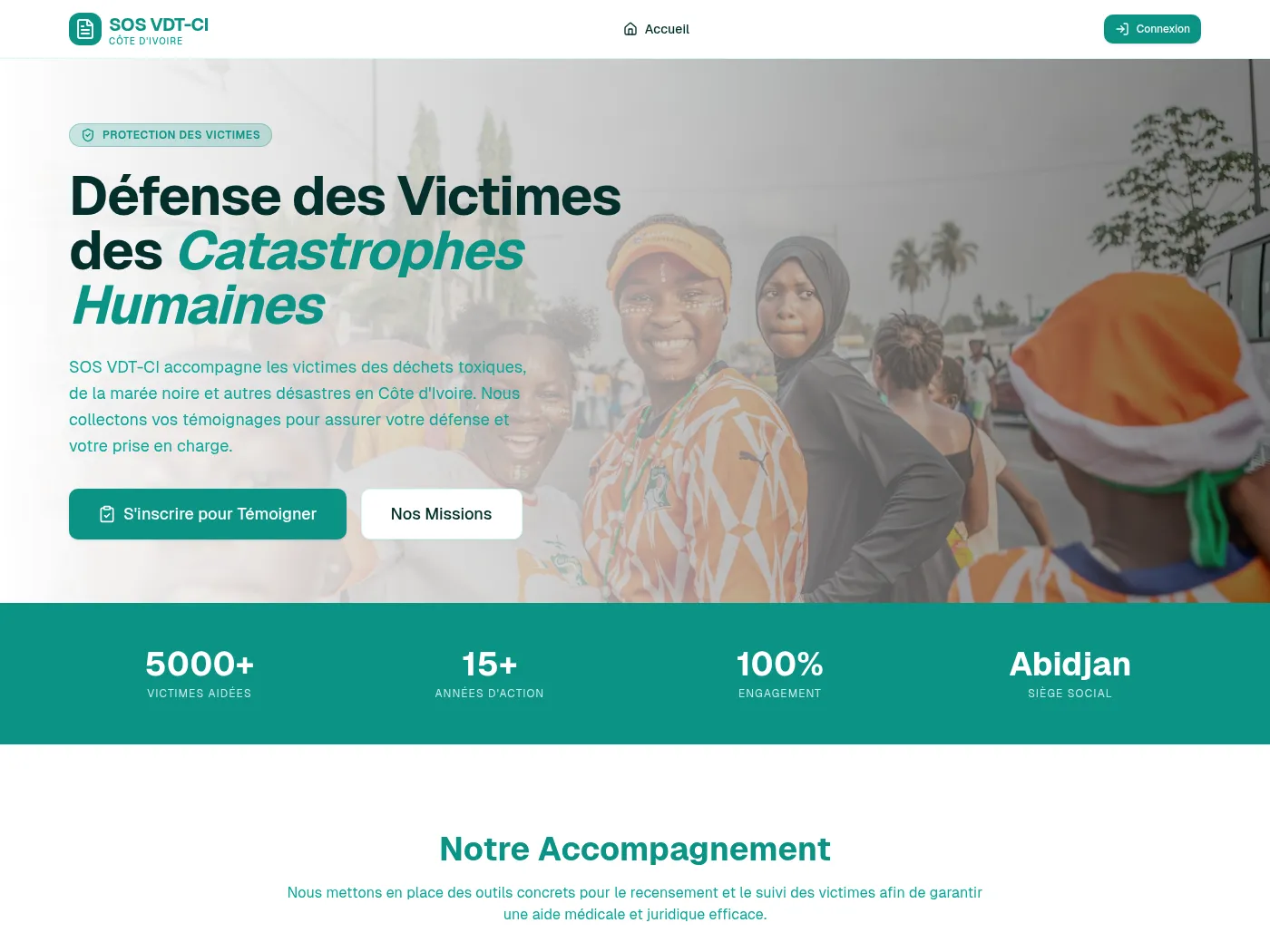 SOS VDT-CI Victims Portal