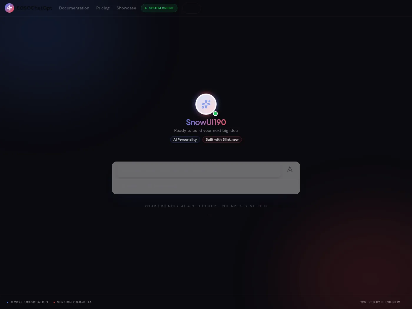 SOSOChatGpt Interface
