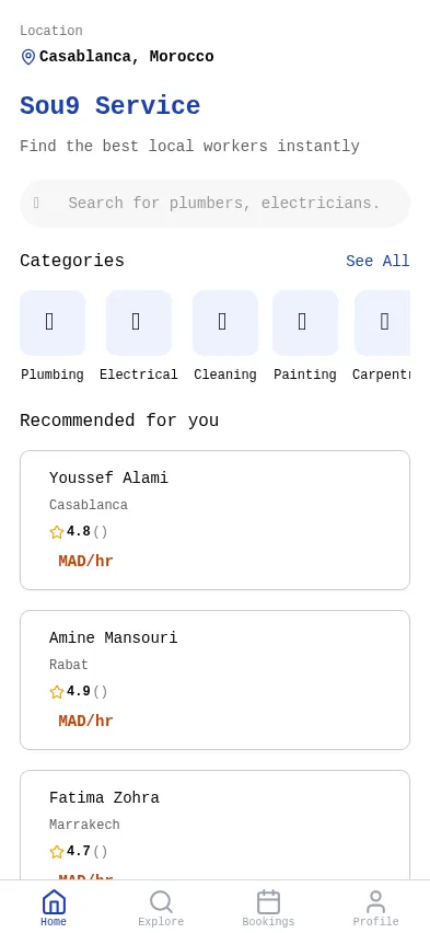 Sou9 Service Marketplace