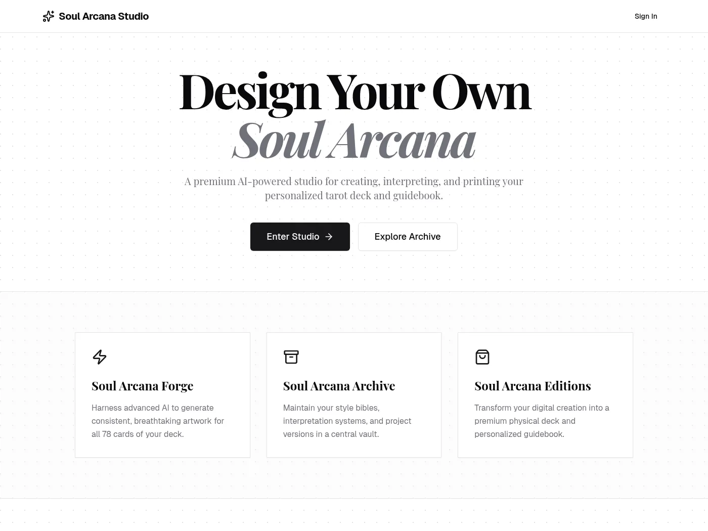 Soul Arcana Studio