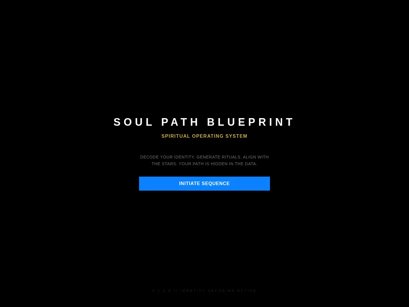 Soul Path Blueprint