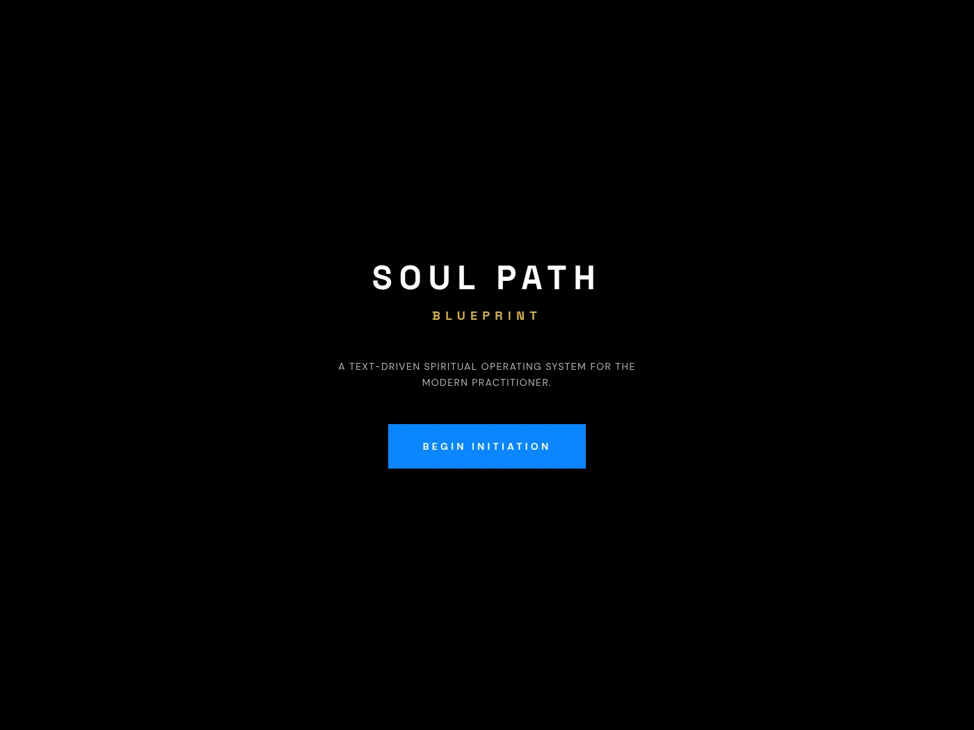 Soul Path Blueprint