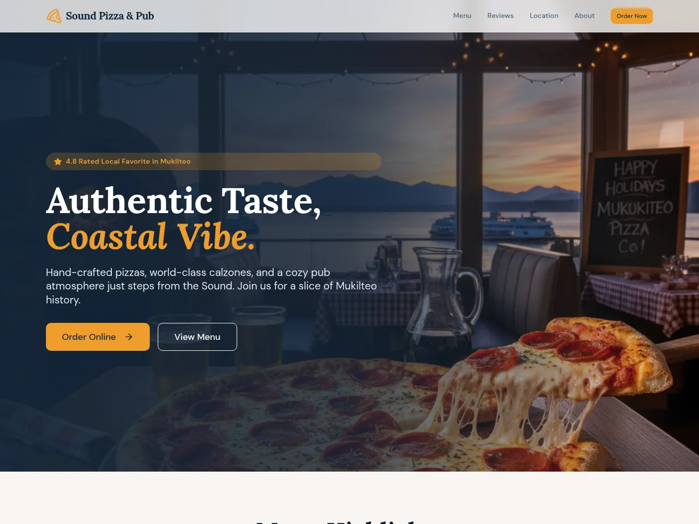 Sound Pizza Web Portal
