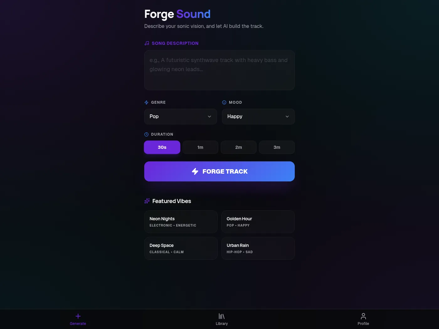 SoundForge AI