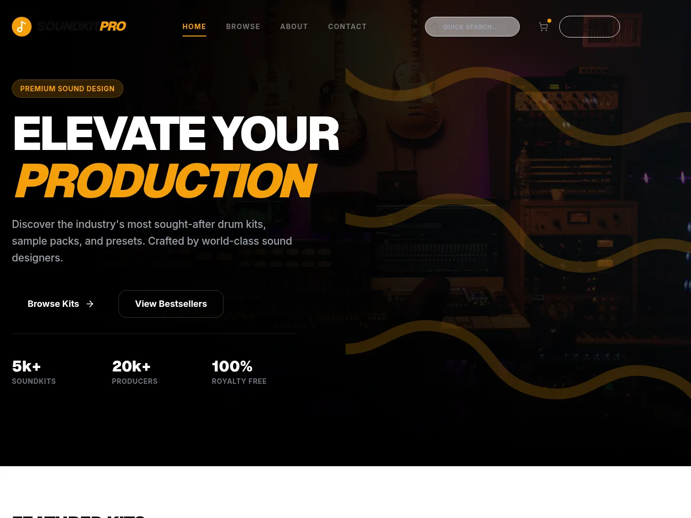 SoundKit Pro Website