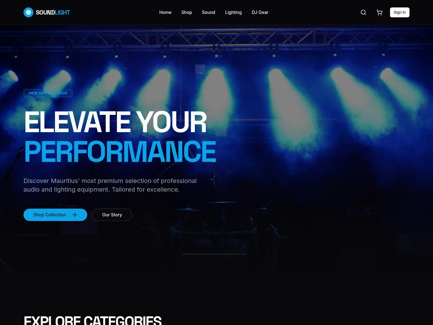 SoundLight Shop Online Mauritius Mauritius