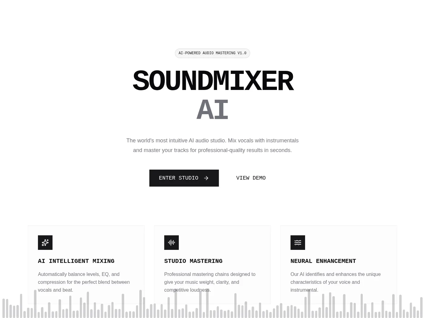 SoundMixer AI Studio