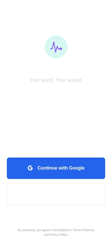 SoundSphere Music App