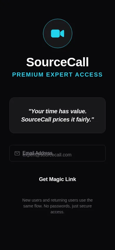 SourceCall Premium Video Platform