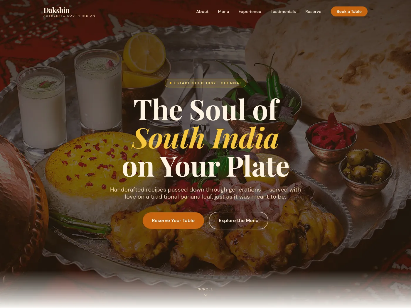 South Indian Spice Landing