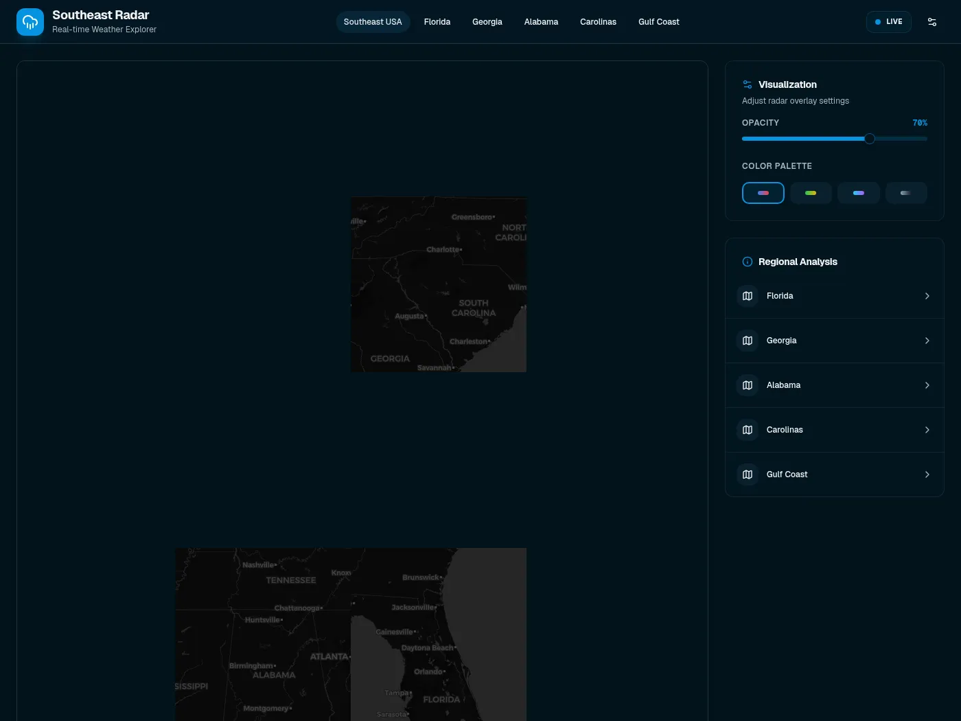 Southeast Radar Explorer