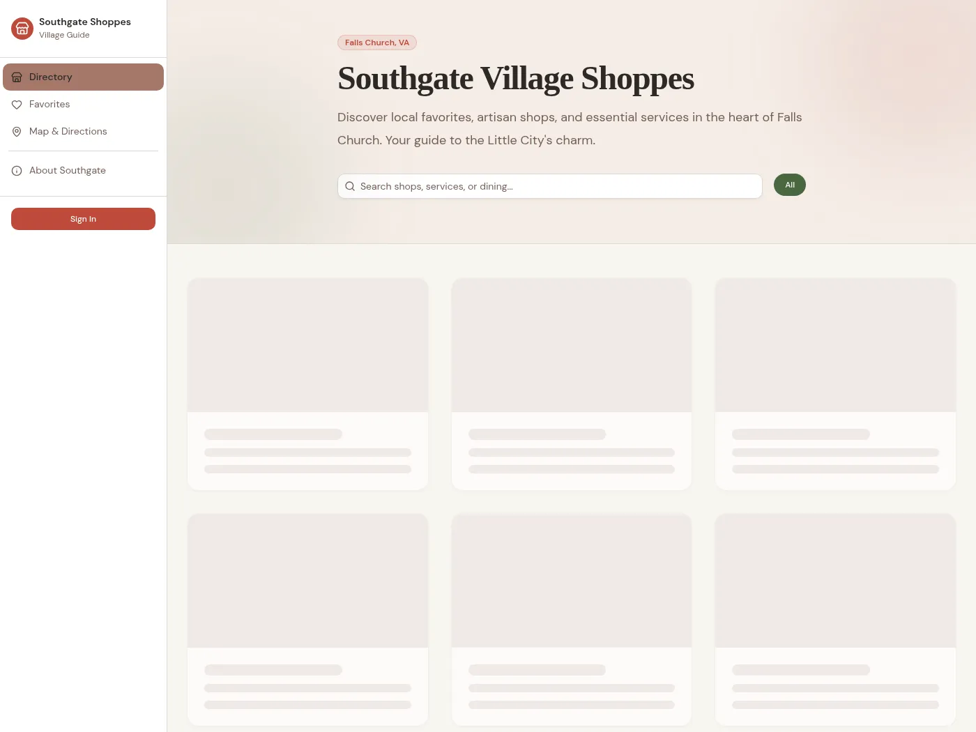 Southgate Shoppes Guide