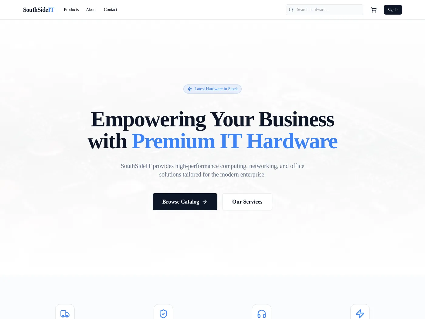 SouthSideIT Webshop