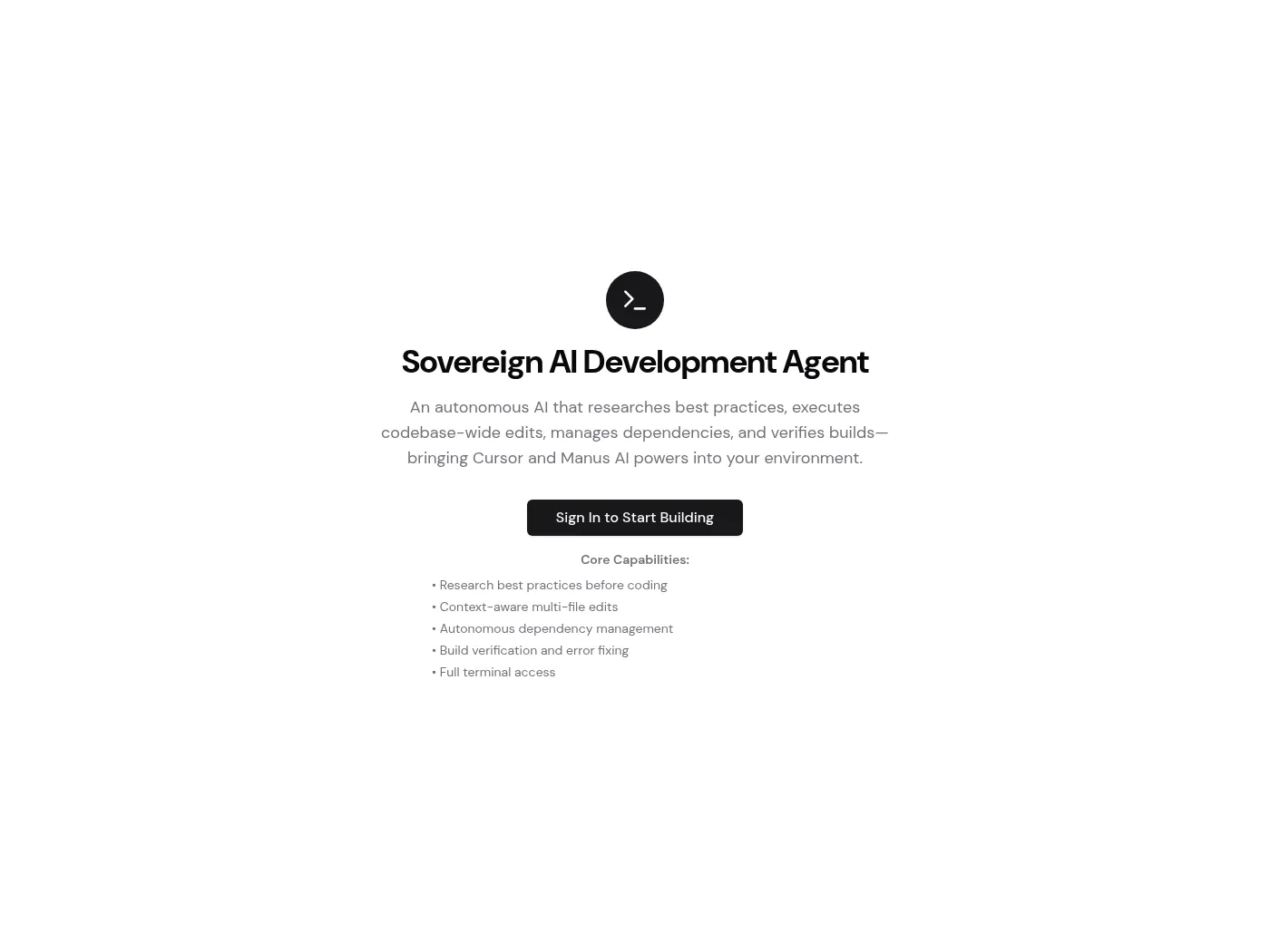 Sovereign AI Dev Agent