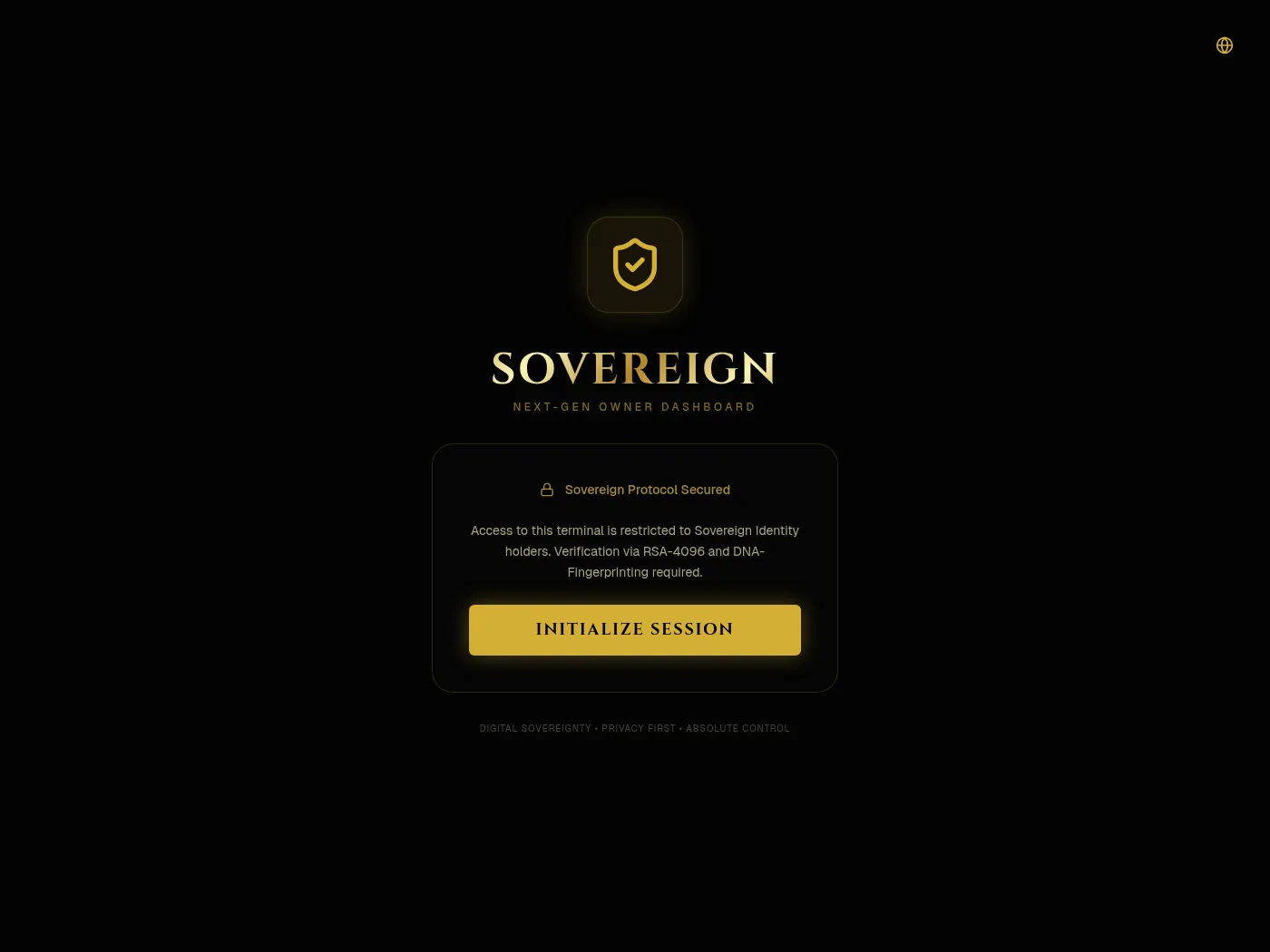 Sovereign Dashboard Suite