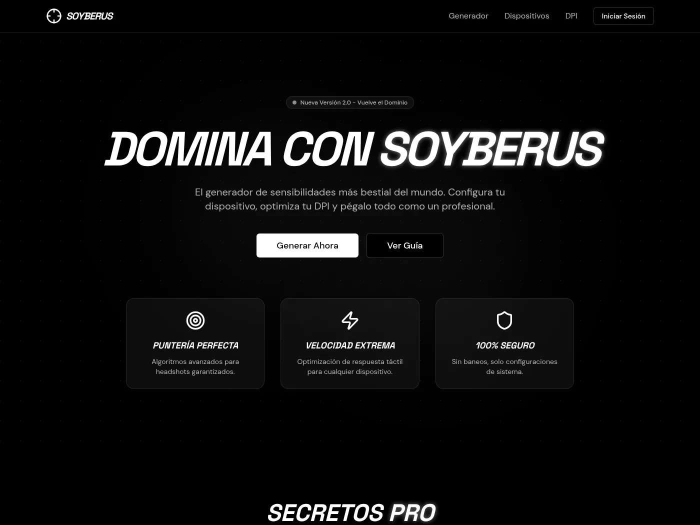 Soyberus Sensitivity Generator