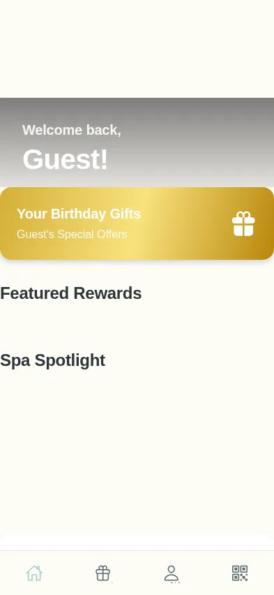 Spa Loyalty App