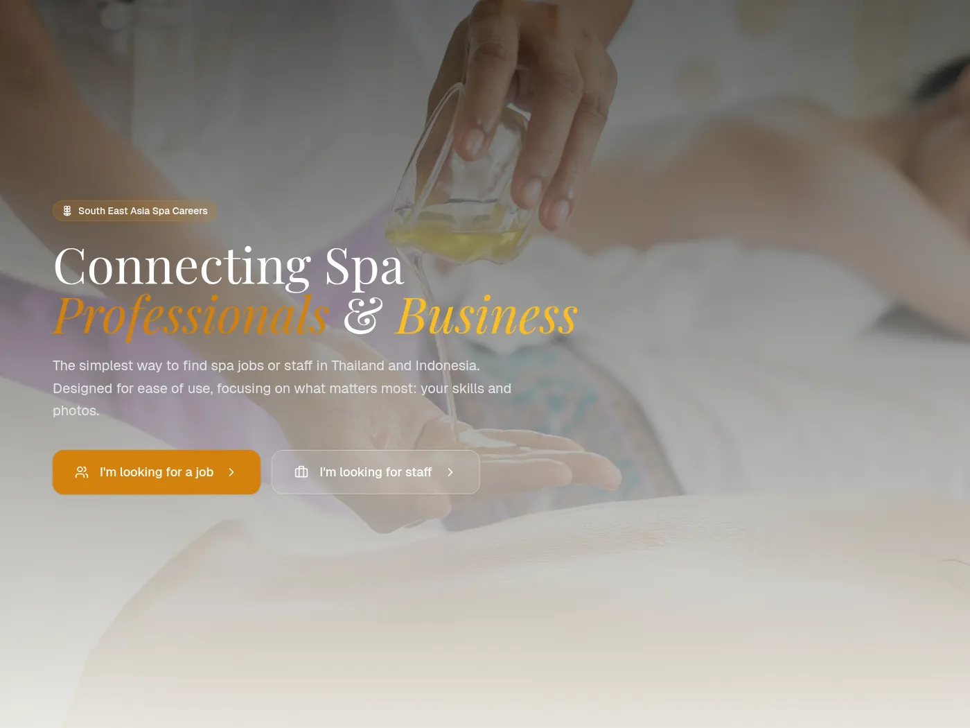 Spa Staff Finder Asia