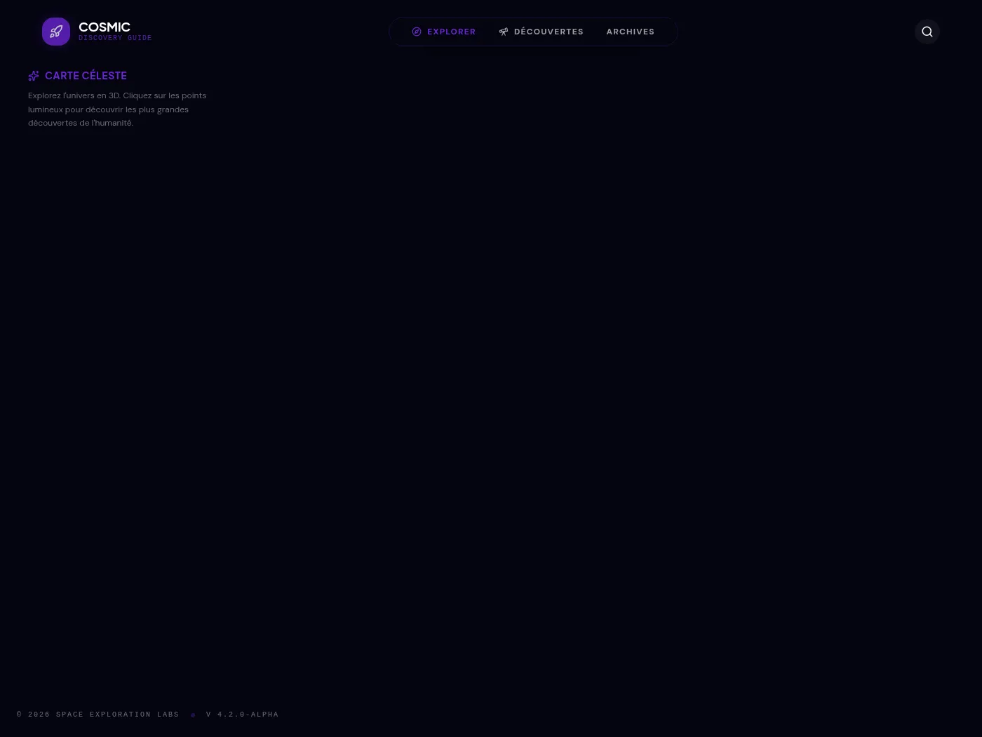 Cosmic Discovery Guide