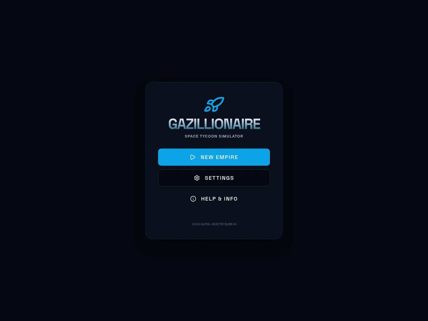 Gazillionaire: Space Tycoon