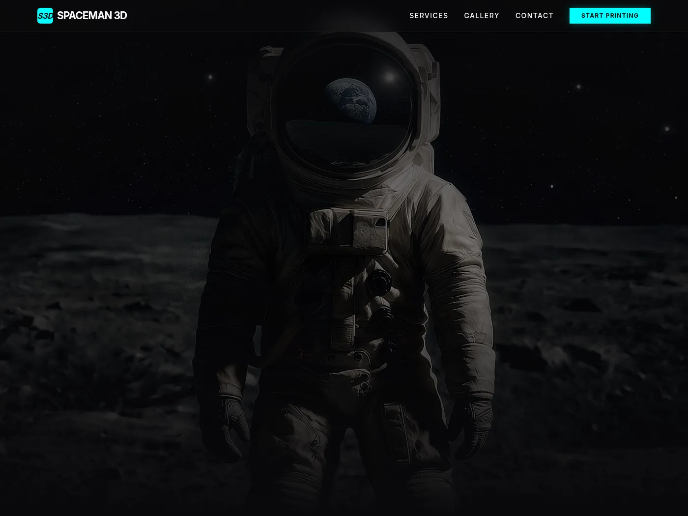 Spaceman 3D Landing