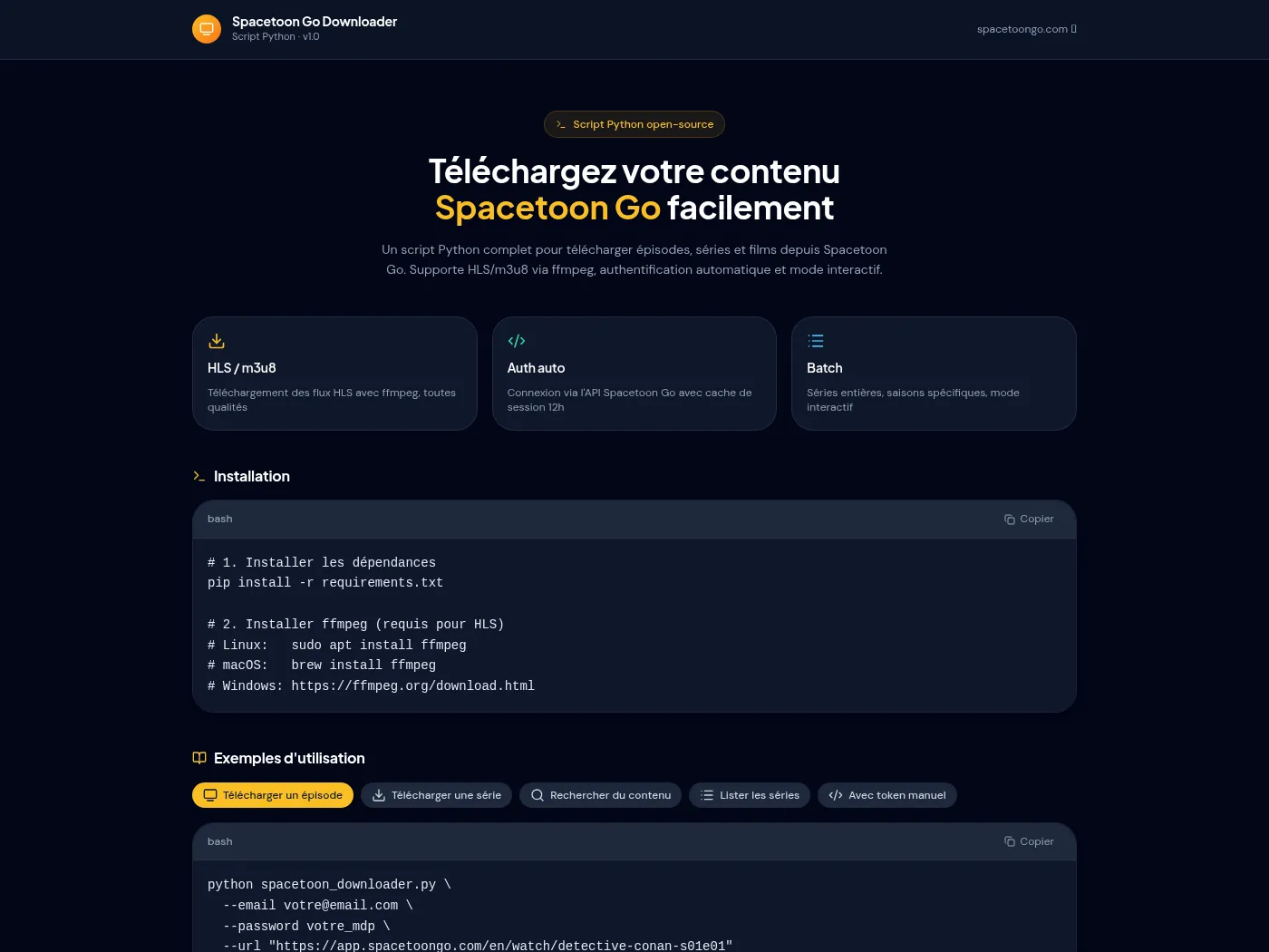 Spacetoon Downloader