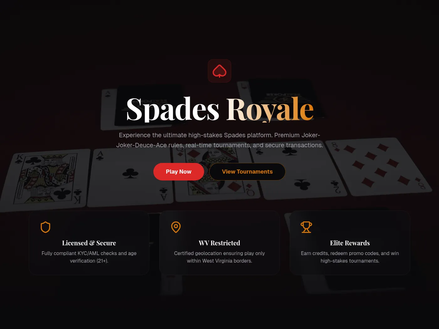 Spades Royale Platform