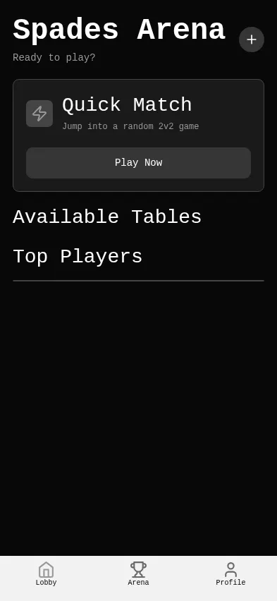 Spades Online Arena