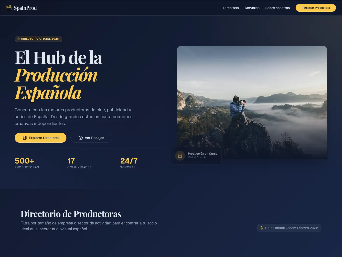 Spain Production Directory