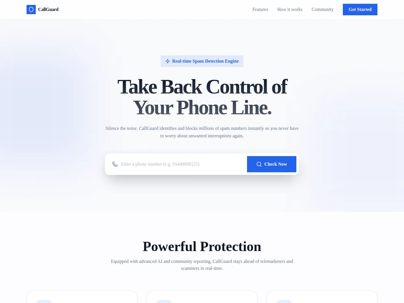 Spam Call Notifier